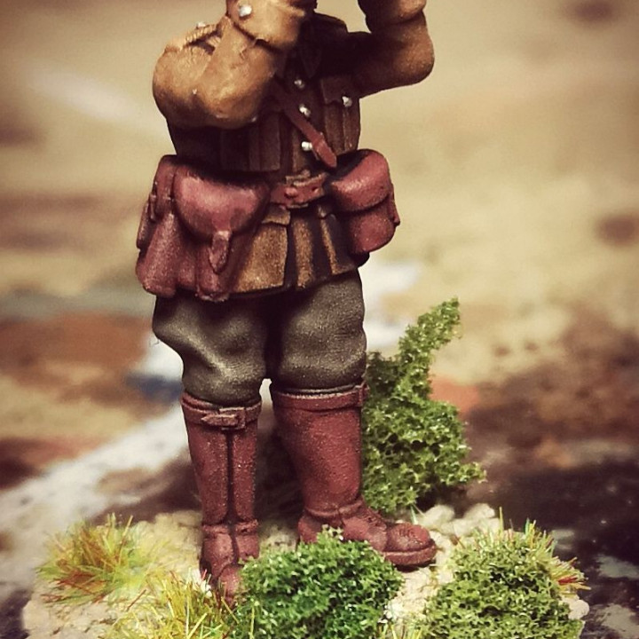 3D Printable 28mm french HQ by Colonel Muller