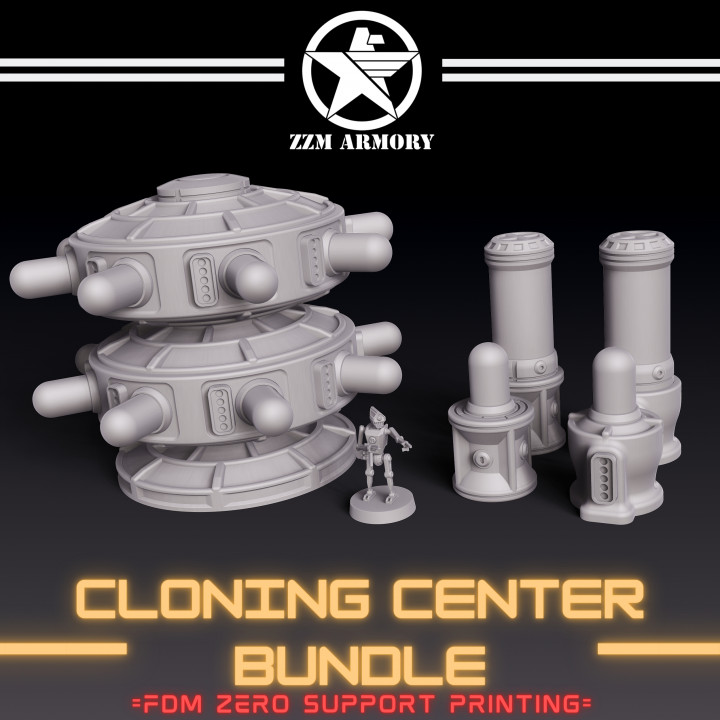 3D Printable CLONING CENTER BUNDLE by ZZM ARMORY