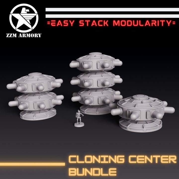 3D Printable CLONING CENTER BUNDLE by ZZM ARMORY