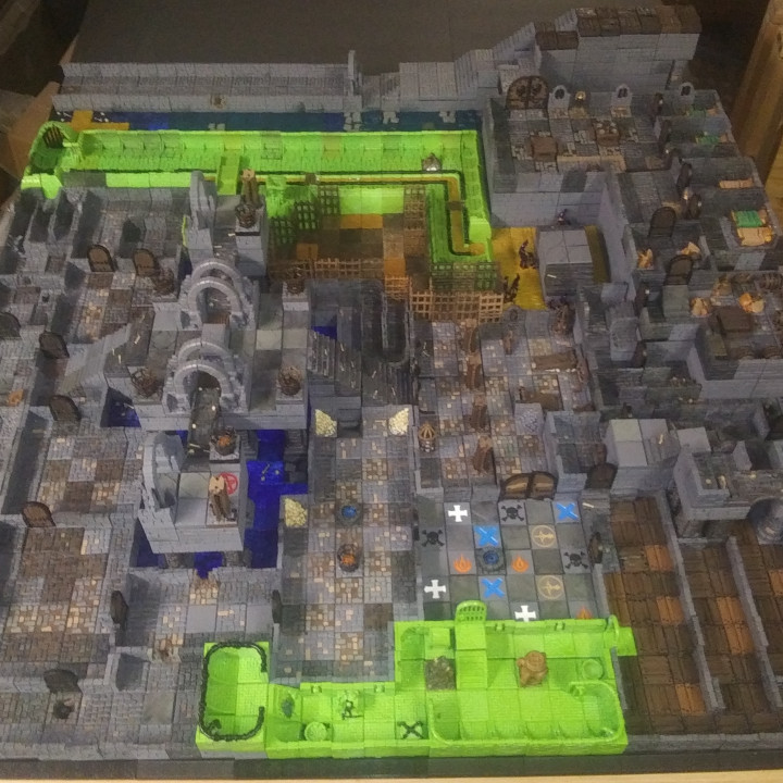 3D Print of Dungeon Blocks: The Ultimate Dungeon Competition by ...