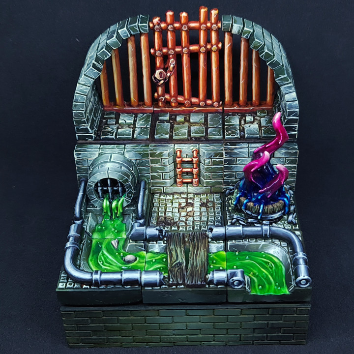 3D Print of Dungeon Blocks: The Ultimate Dungeon Competition by AmaliaTorn