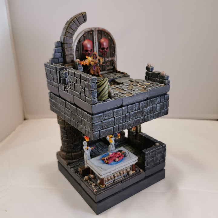 3D Print of Dungeon Blocks: The Ultimate Dungeon Competition by Keybee54
