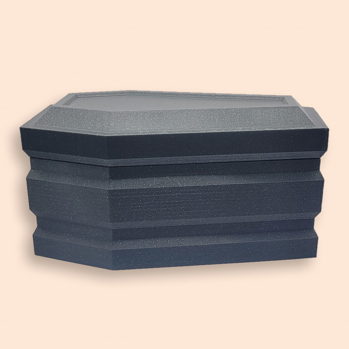 3D Printable Coffin Box / Deck Box - Holds 100 Sleeved Cards for ...