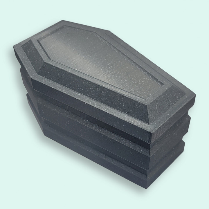 3D Printable Coffin Box / Deck Box - Holds 100 Sleeved Cards for ...