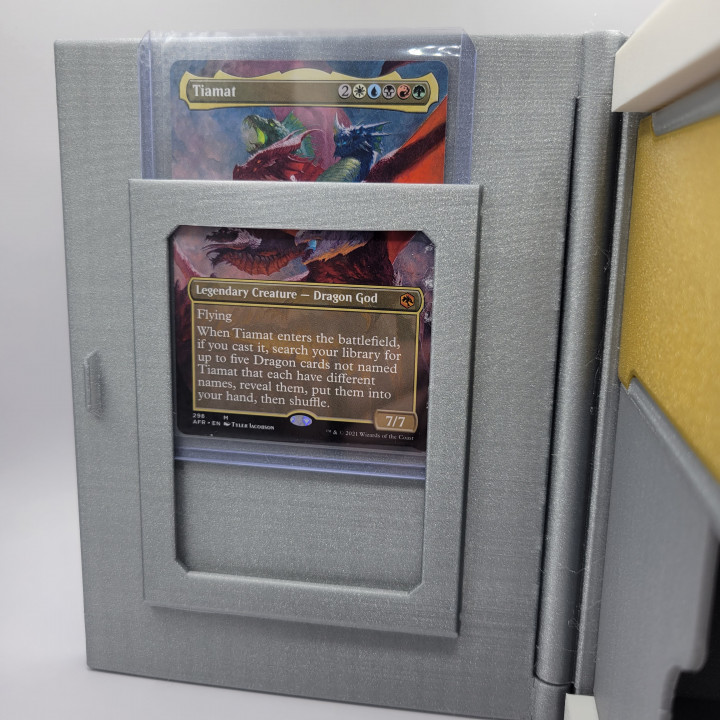 3D Printable False Book Deck Box - Spellbook Cover - Holds 100 Sleeved ...