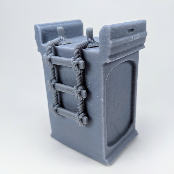 3D Printable Rope ladders by Custom Miniature Maker