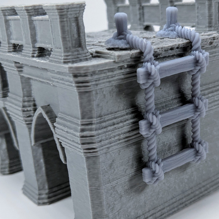 3D Printable Rope ladders by Custom Miniature Maker