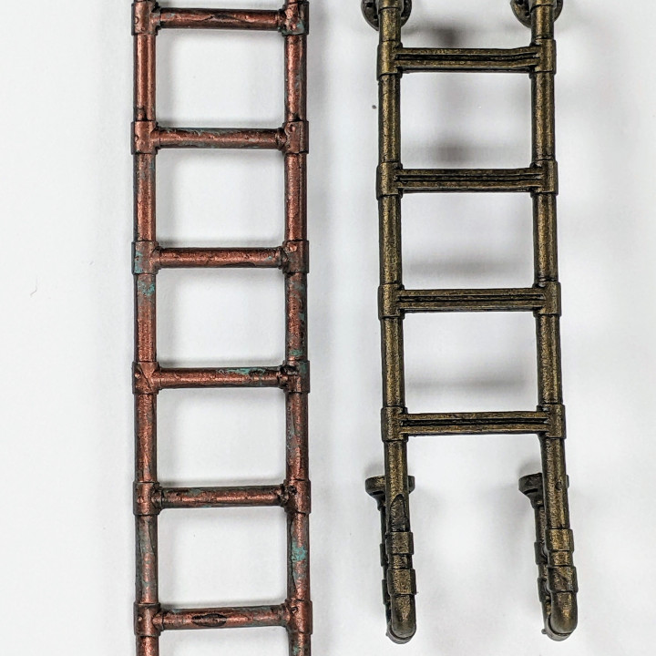 3D Printable Metal Ladders by Custom Miniature Maker
