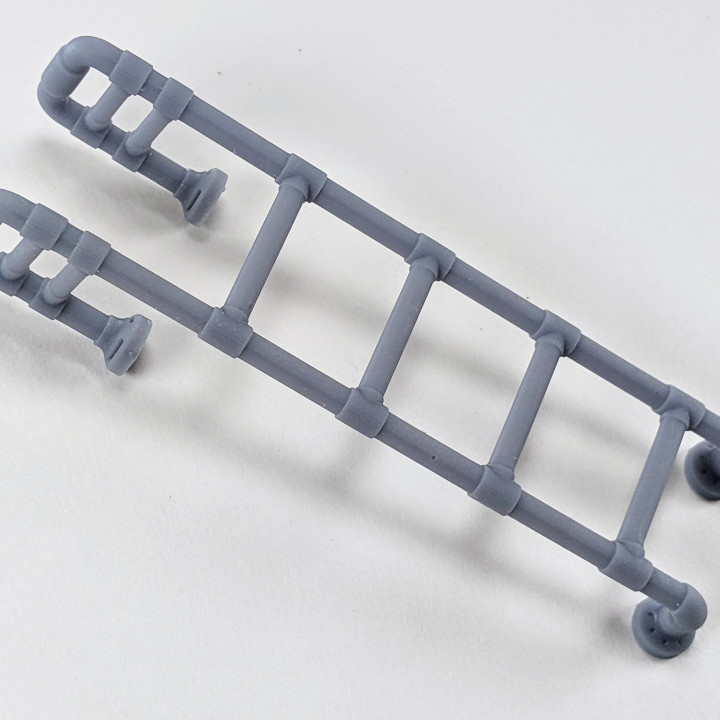 3D Printable Metal Ladders by Custom Miniature Maker