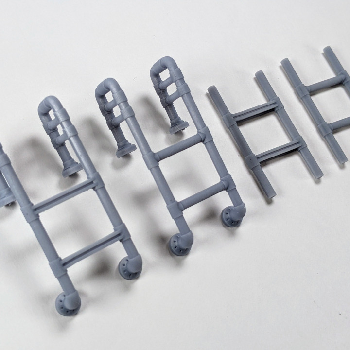 3D Printable Metal Ladders by Custom Miniature Maker