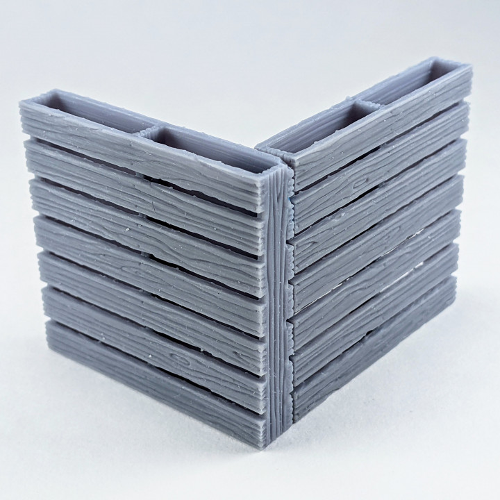 3D Printable Wooden Pallet by Custom Miniature Maker