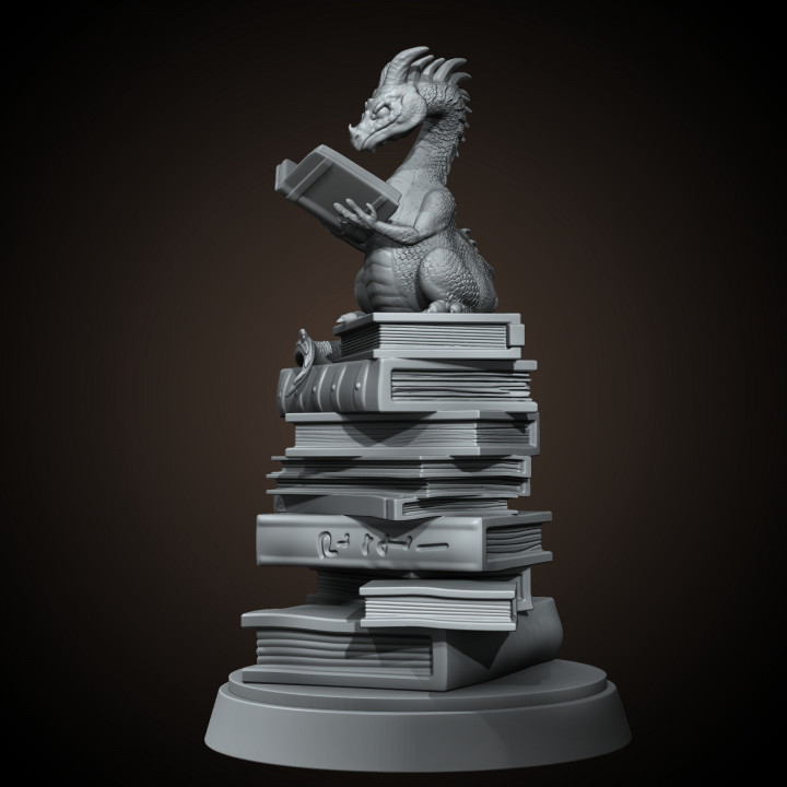 3D Printable Pseudodragon (book wyrm) by Animals & Creatures Minis