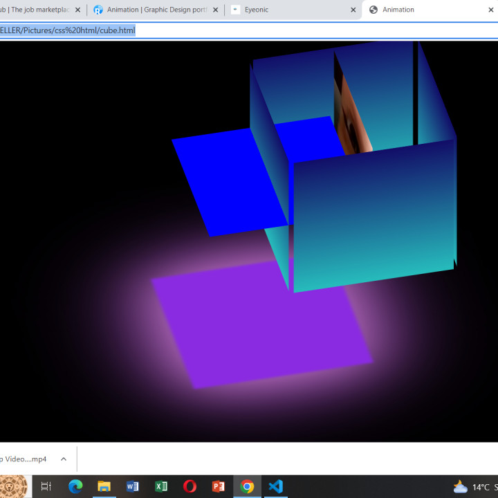 3D Printable 3D box by Tahreem Riaz