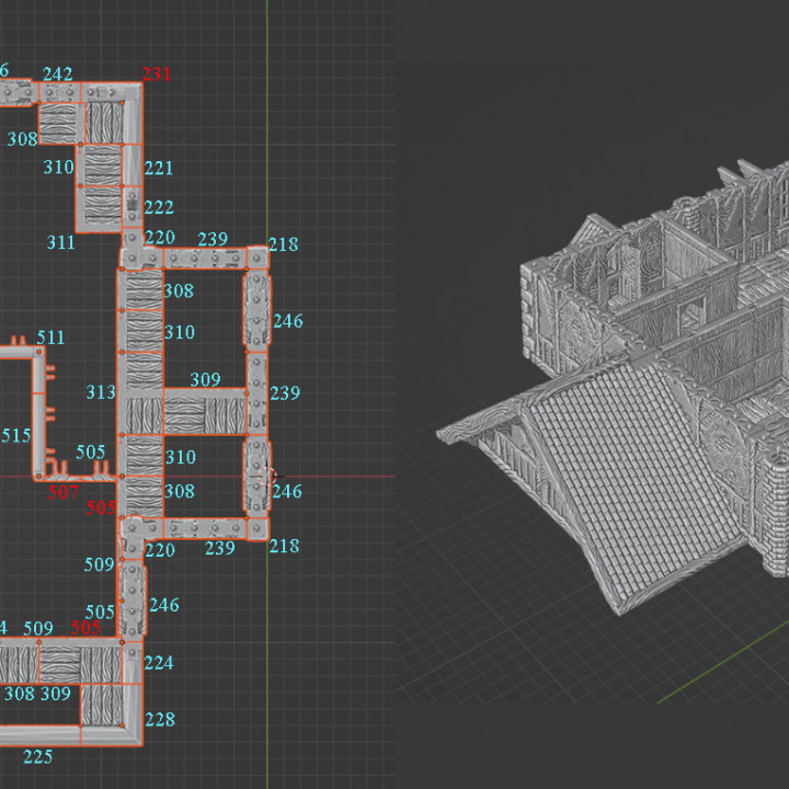 3D Printable [Commercial License] The Drunken Imp Inn STL by Dani Amengual