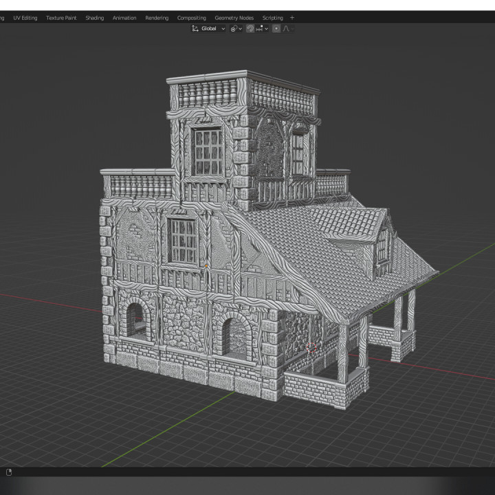3D Printable [Commercial License] The Drunken Imp Inn STL by Dani Amengual