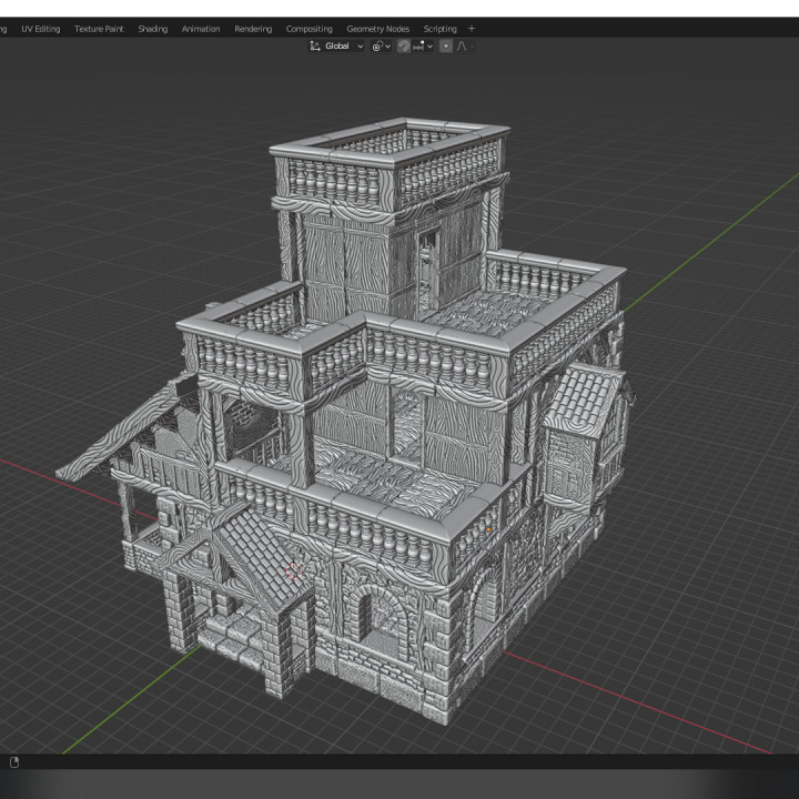 3D Printable [Commercial License] The Drunken Imp Inn STL by Dani Amengual