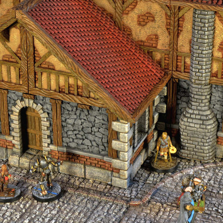 3D Printable [Commercial License] The Drunken Imp Inn STL by Dani Amengual