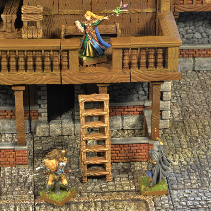 3D Printable [Commercial License] The Drunken Imp Inn STL by Dani Amengual