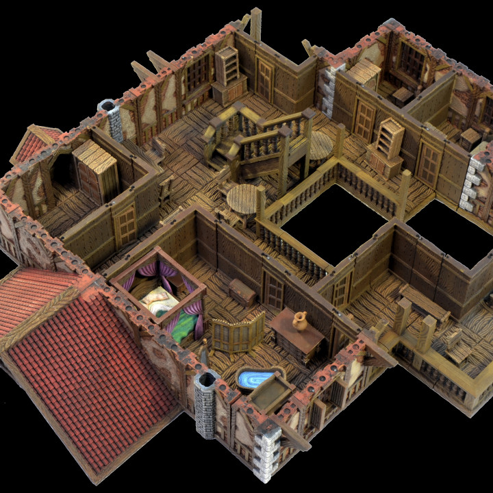 3D Printable [Commercial License] The Drunken Imp Inn STL by Dani Amengual