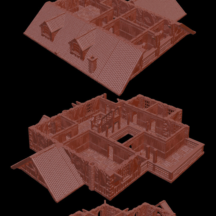 3D Printable [Commercial License] The Drunken Imp Inn STL by Dani Amengual