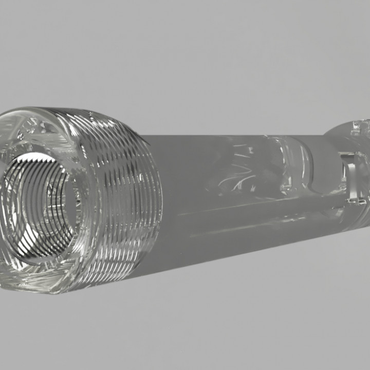 3D Printable Hand Grip GoPro Handle by Dm