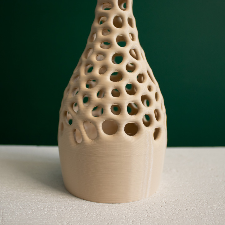 3D Printable Voronoi Decoration Vase | Slimprint by Erwin Boxen