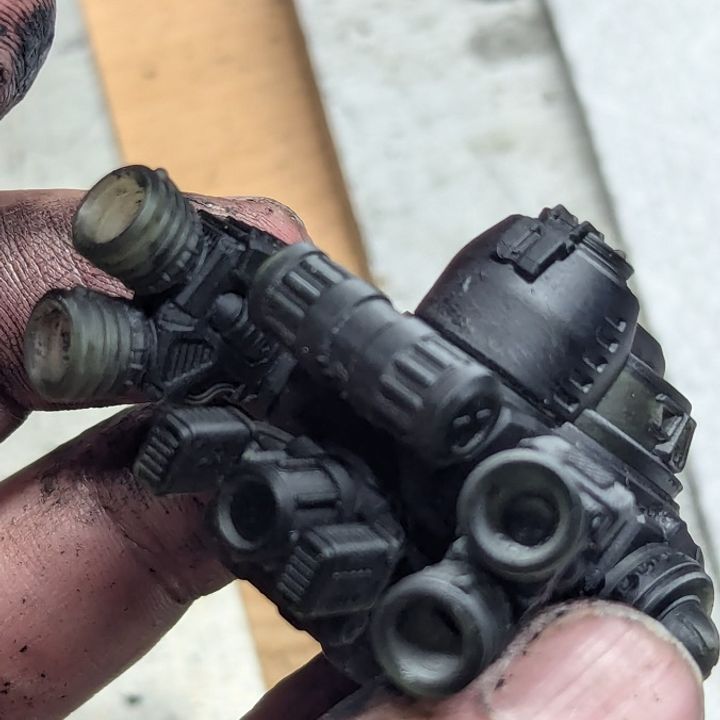 3D Printable 15mm Burrows Ripper Special Combat/Utility Mech by John ...