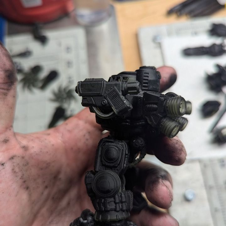 3D Printable 15mm Burrows Ripper Special Combat/Utility Mech by John ...
