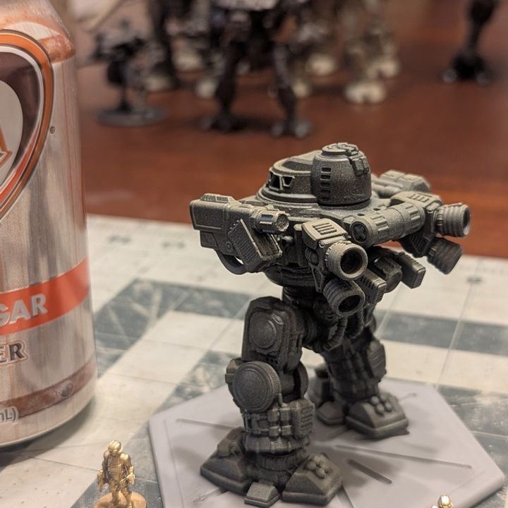 3D Printable 15mm Burrows Ripper Special Combat/Utility Mech by John ...