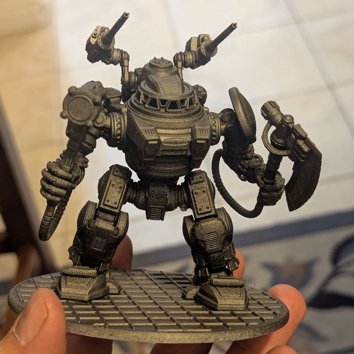 3D Printable 15mm Burrows Ripper Special Combat/Utility Mech by John ...