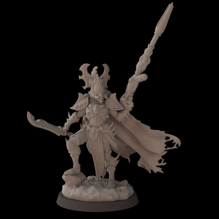 3D Printable Fireborn Lord by Fantasy Cult Miniatures