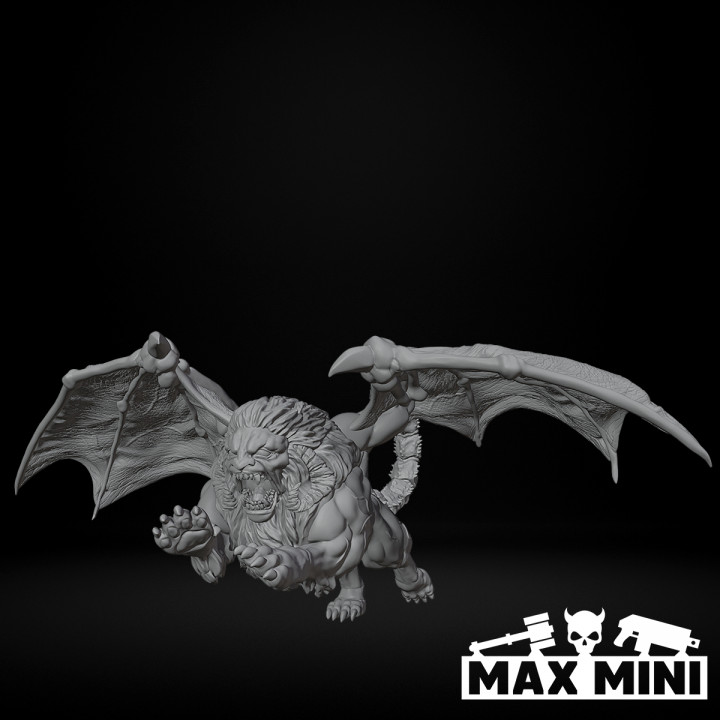 3D Printable Manticore by Max Mini