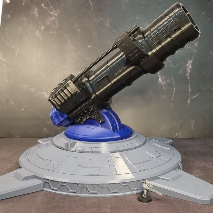 3D Printable Voroni Collective - Orbital Gun by Alex