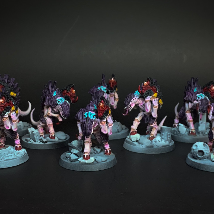 3D Print of Space bug alien shoulder shooter by aaronotis