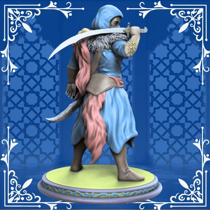 3D Printable Assassin Bandit - Arabian Nights by MiniaturesCraze