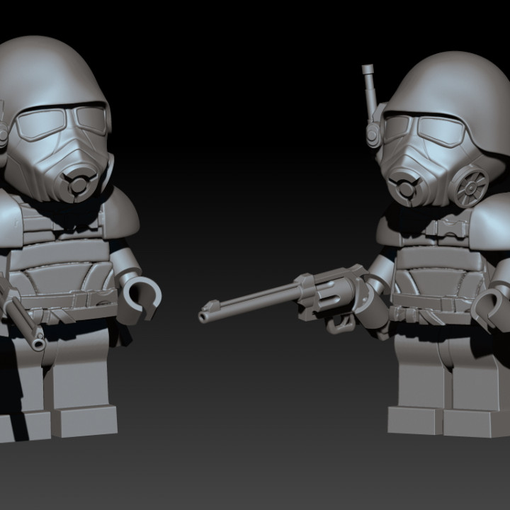3D Printable NCR RANGER COMBAT ARMOR CUSTOM SET by Gabriel Garcia