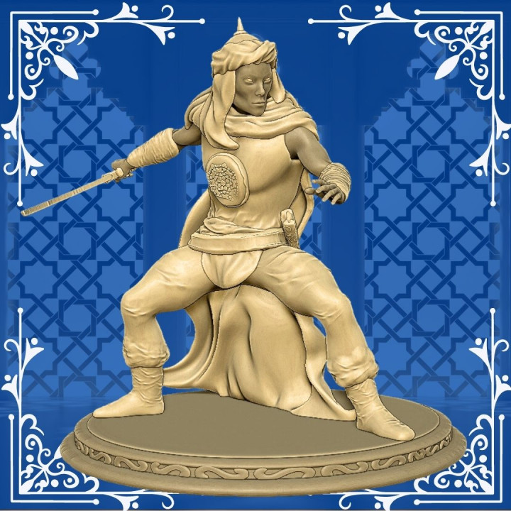3D Printable Sultan Guards - Arabian Nights by MiniaturesCraze