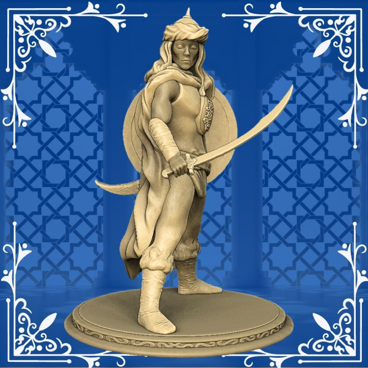 3D Printable Sultan Guards - Arabian Nights by MiniaturesCraze