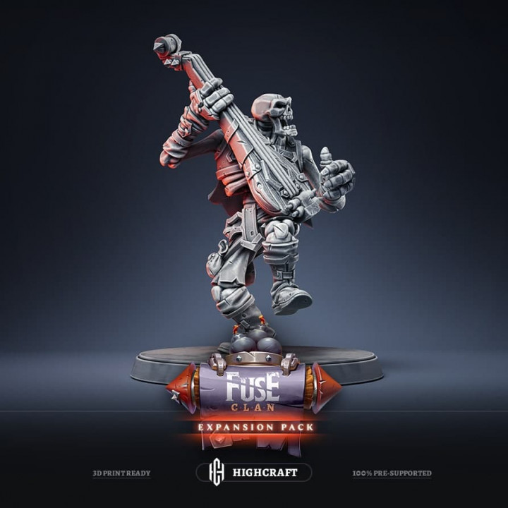 3D Printable Fuse Skeleton Bardan by HighCraft