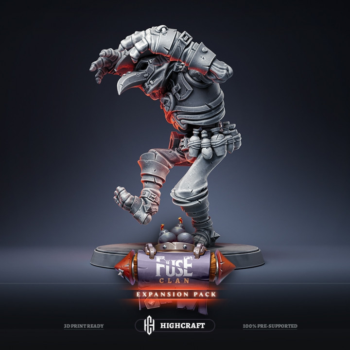 3D Printable Fuse Skeleton Shut by HighCraft