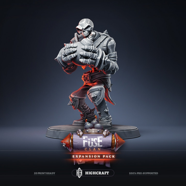 3D Printable Fuse Skeleton Trowan by HighCraft