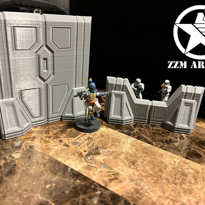 3D Printable MERCENARY CAMP by ZZM ARMORY