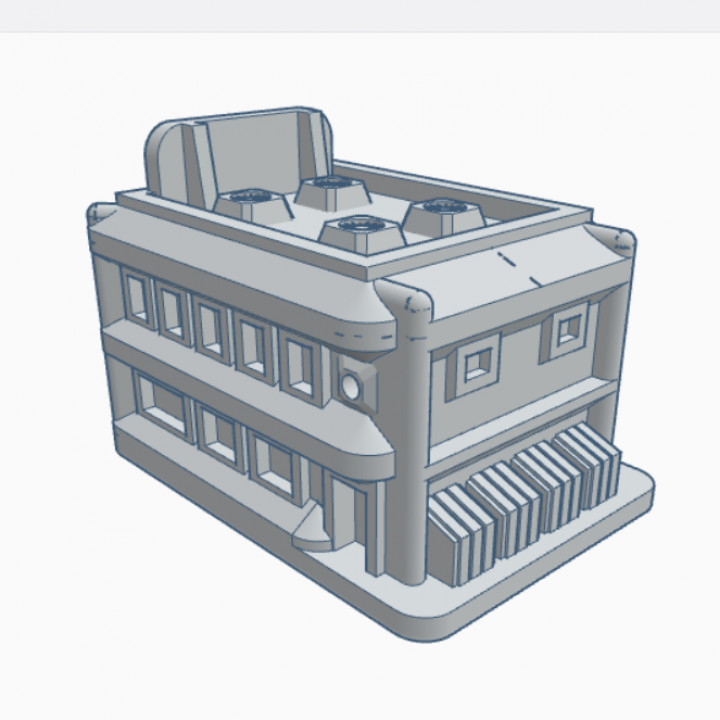 3D Printable Small Store M027 by Wargame Forge