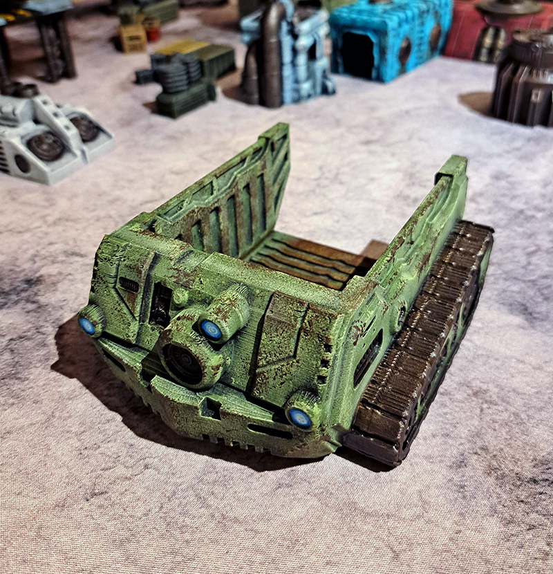 3D Printable Heavy Hauler Vehicle by Saucermen Studios