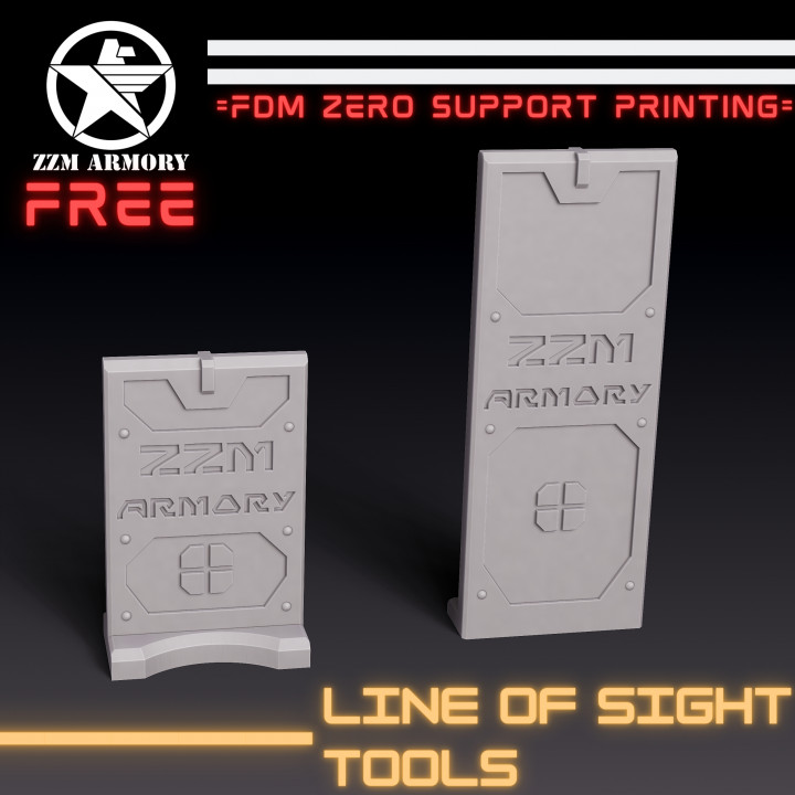 3D Printable FREE LINE OF SIGHT TOOLS by ZZM ARMORY