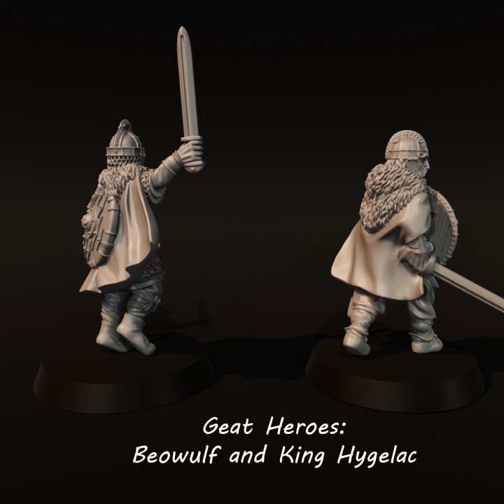 3D Printable Geat Heroes by Medbury Miniatures