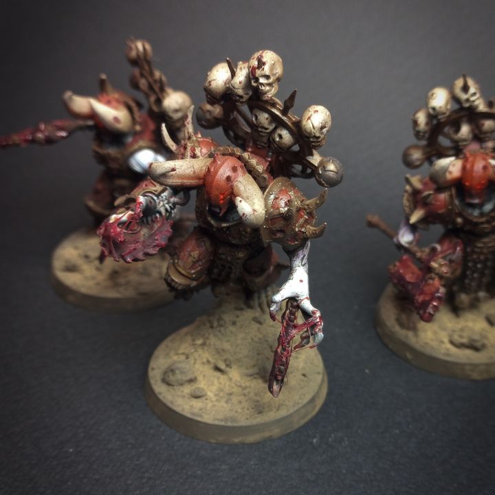 3D Print of Goreclaw Raiders - Helmets set by WarLynx