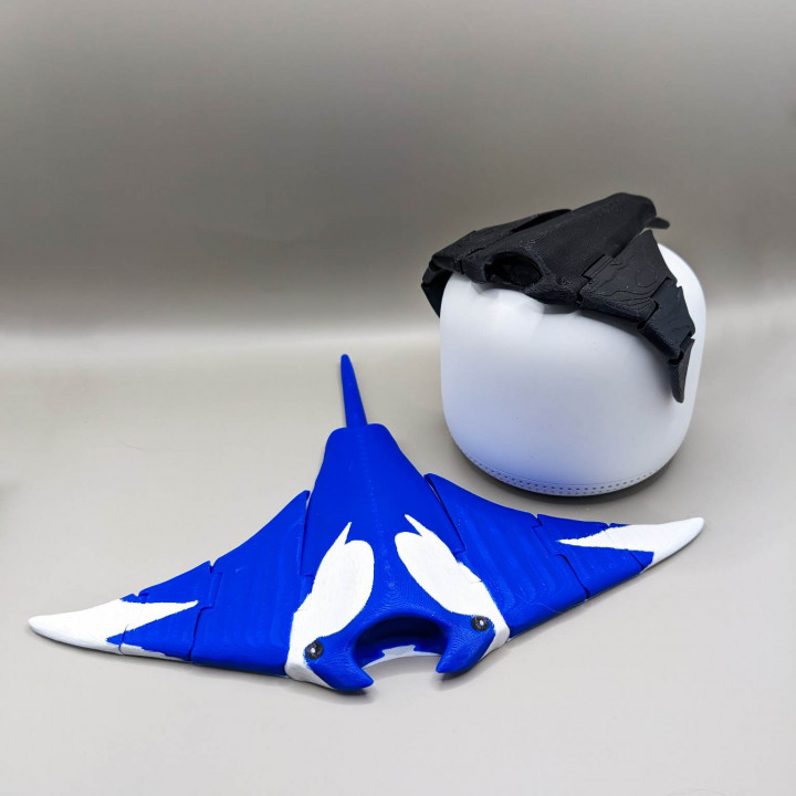 3D Printable Flexi Manta Ray by Kirsten M