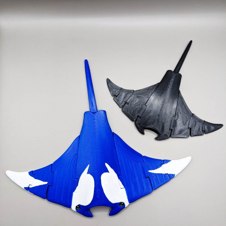 3D Printable Flexi Manta Ray by Kirsten M
