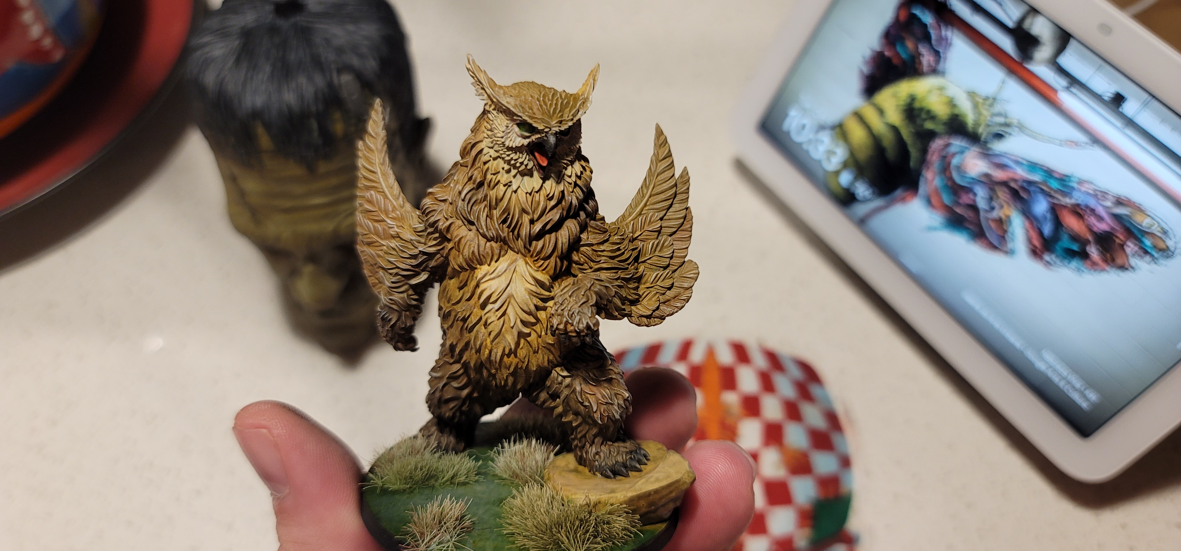 3D Printable Owlbear - RPG Monster DnD 5e - Mortal Enemies Set 13 by ...